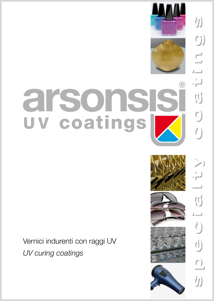 Arsonsisi presents the new catalogue of UV coatings - ARSONSISI