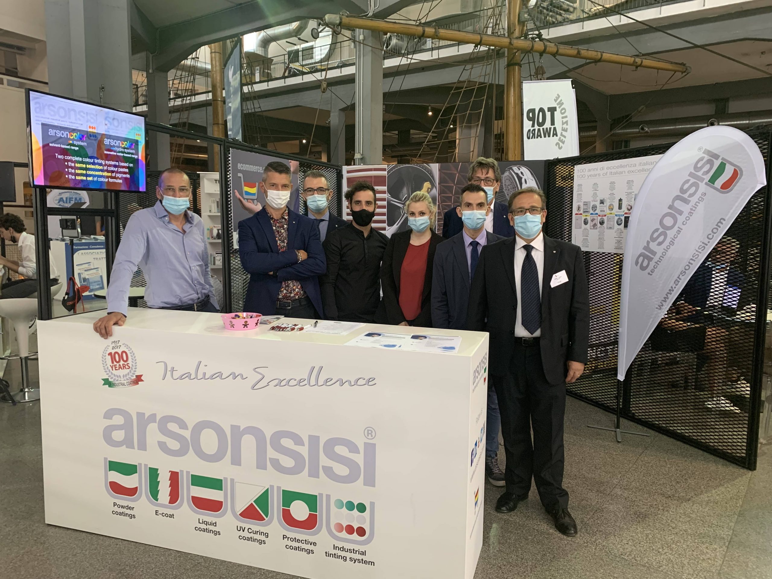 Arsonsisi at the P&E Milano Coating Days - ARSONSISI